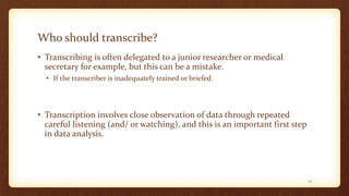 Qualitative researc data_analysis | PPT