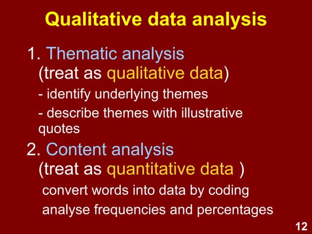Qualitative research, lab report overview, and review of lectures 1 to ...