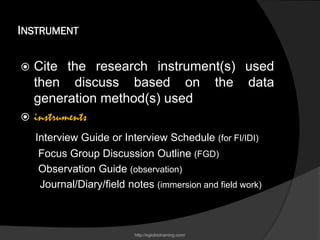 Guidelines to Qualitative Researches | PDF