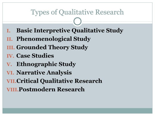 Qualitative Research | PPT