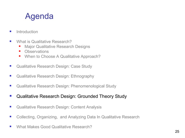 Qualitative research designs | PPT