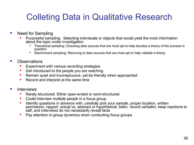 Qualitative research designs | PPT