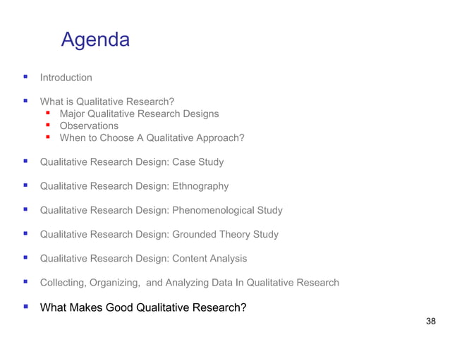 Qualitative research designs | PPT