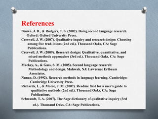 Qualitative research | PPTX