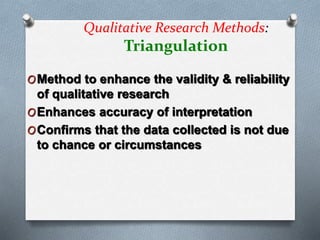 Qualitative research | PPTX