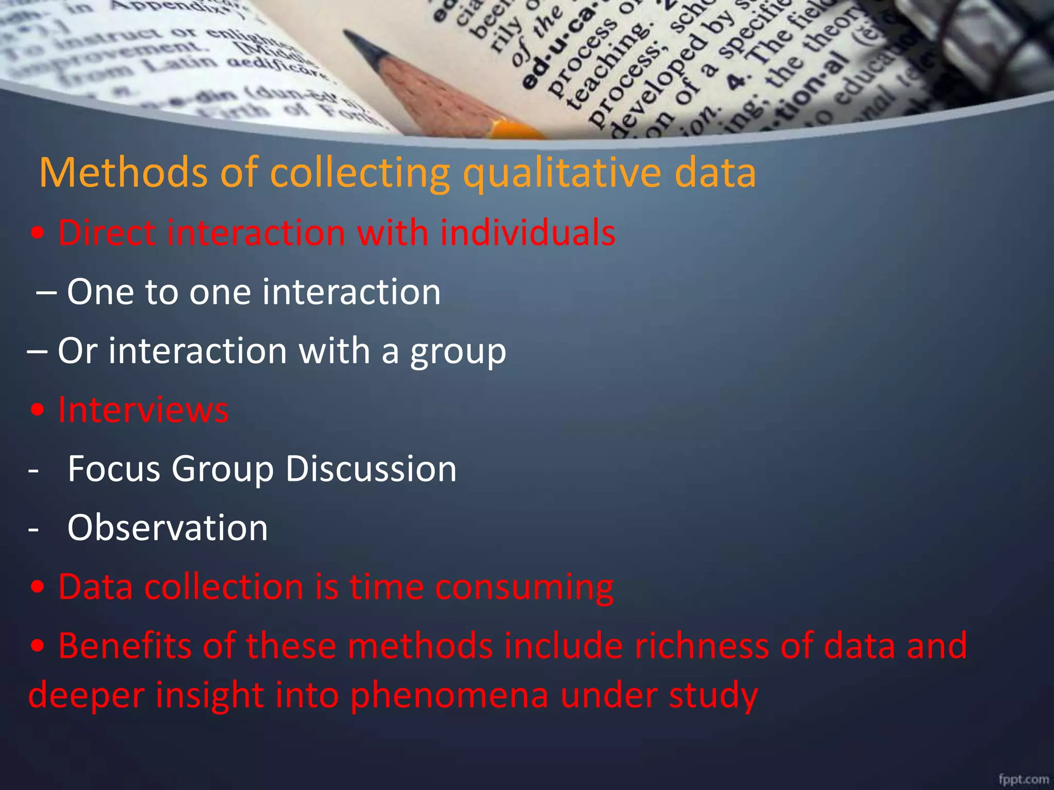 Qualitative research | PPTX