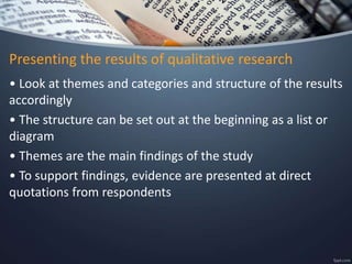 Qualitative research | PPTX
