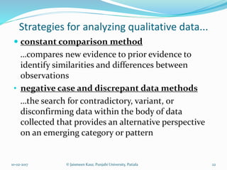 Qualitative research | PPTX