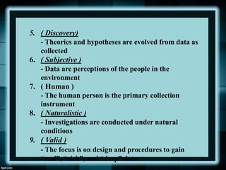Qualitative Research | PPT