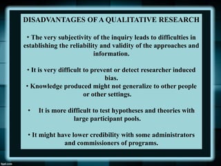 Qualitative Research | PPT