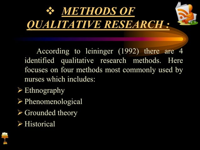 Qualitative research in Nursing | PPT