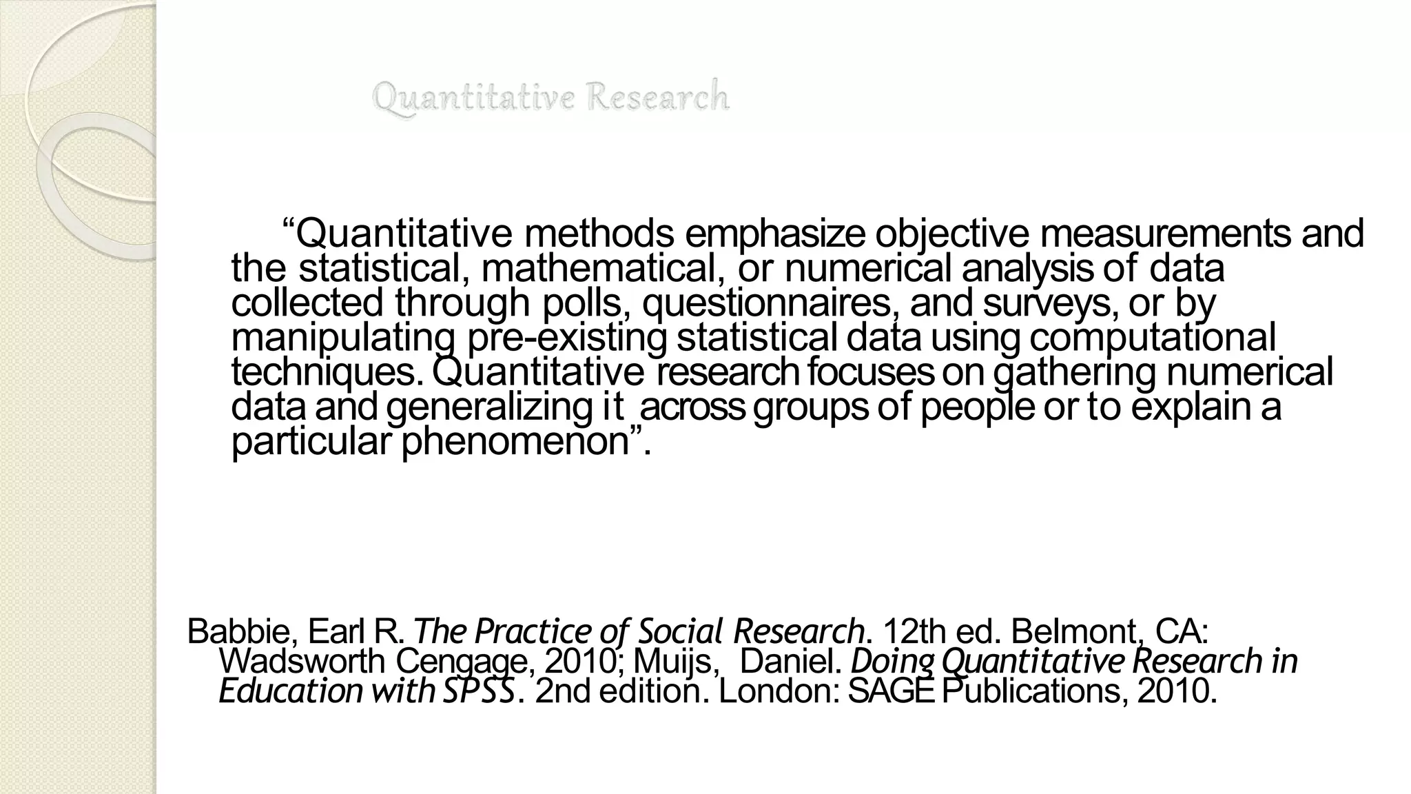 Qualitative research | PPTX