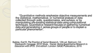 Qualitative research | PPTX