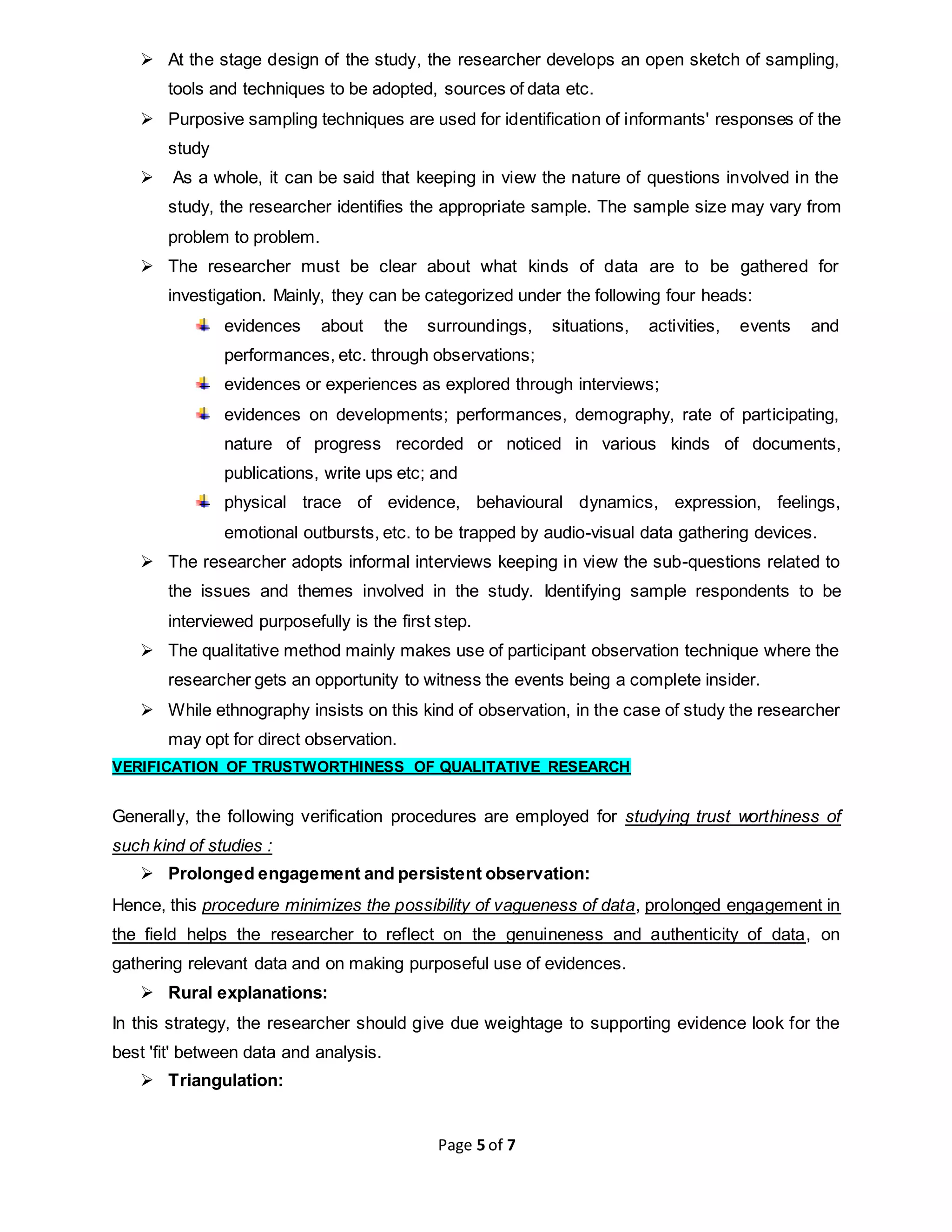 Qualitative research | DOCX