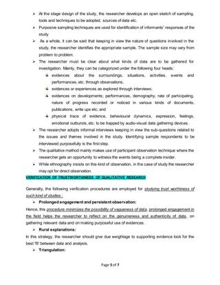 Qualitative research | DOCX
