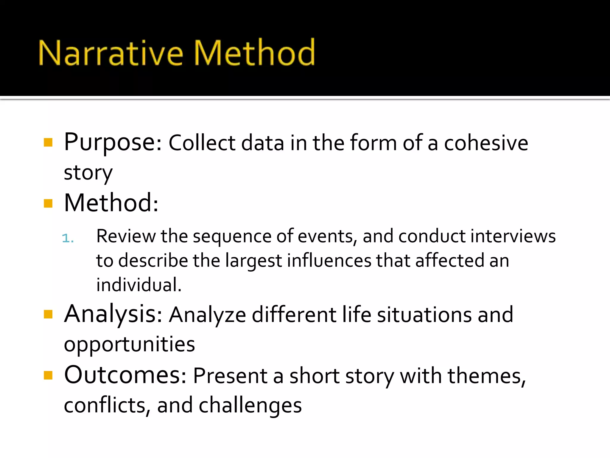 Qualitative research and its types | PPTX