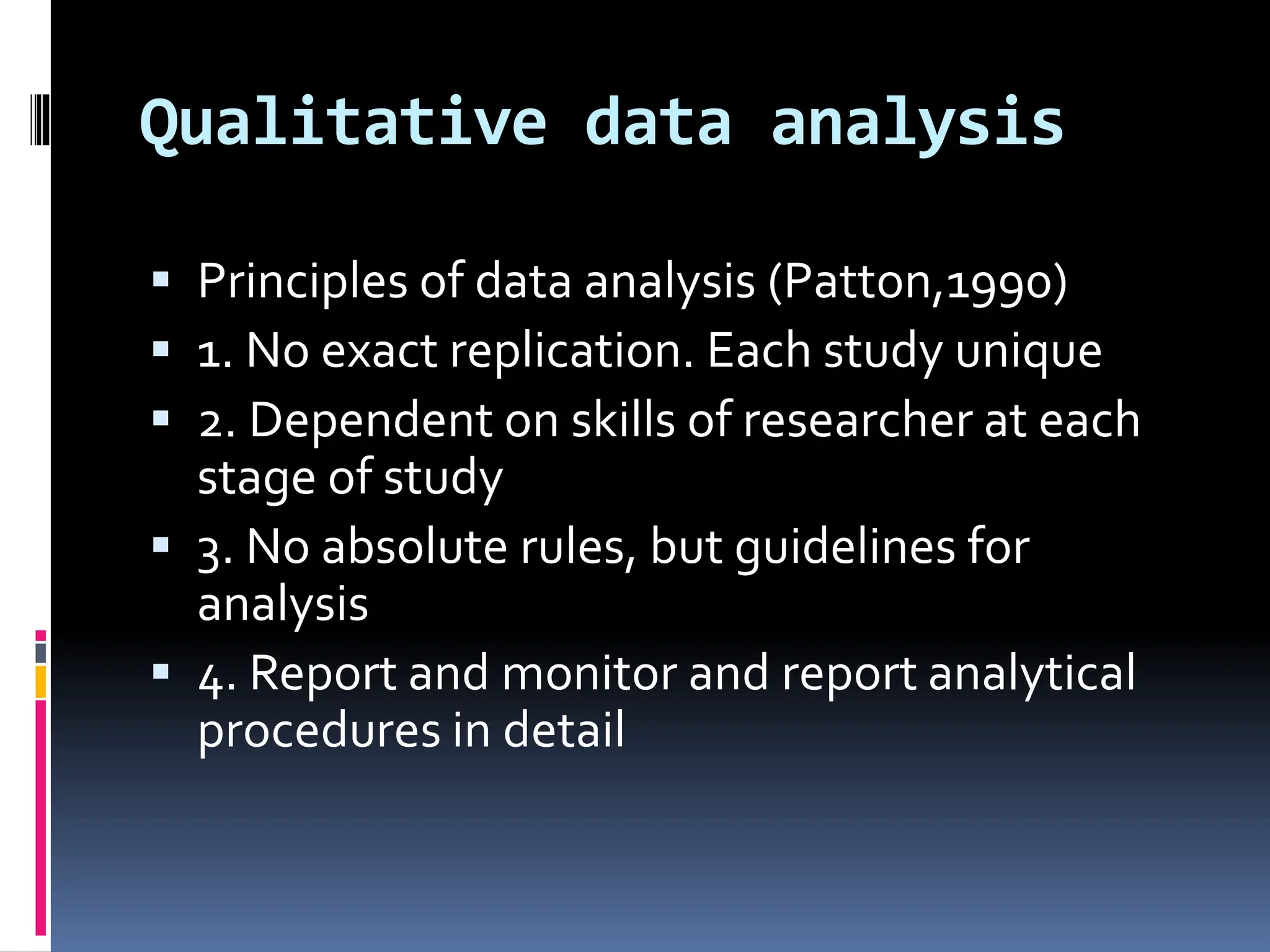 The Process of Qualitative Research Methods | PPT