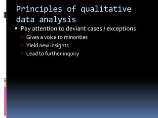 The Process of Qualitative Research Methods | PPT