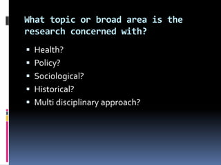 The Process of Qualitative Research Methods | PPT