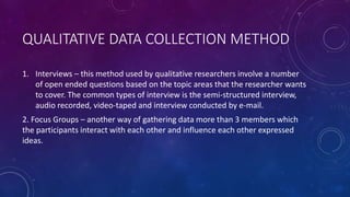 Qualitative research design | PPTX