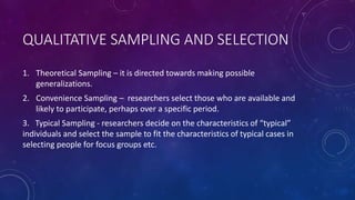 Qualitative research design | PPTX