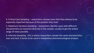 Qualitative research design | PPTX