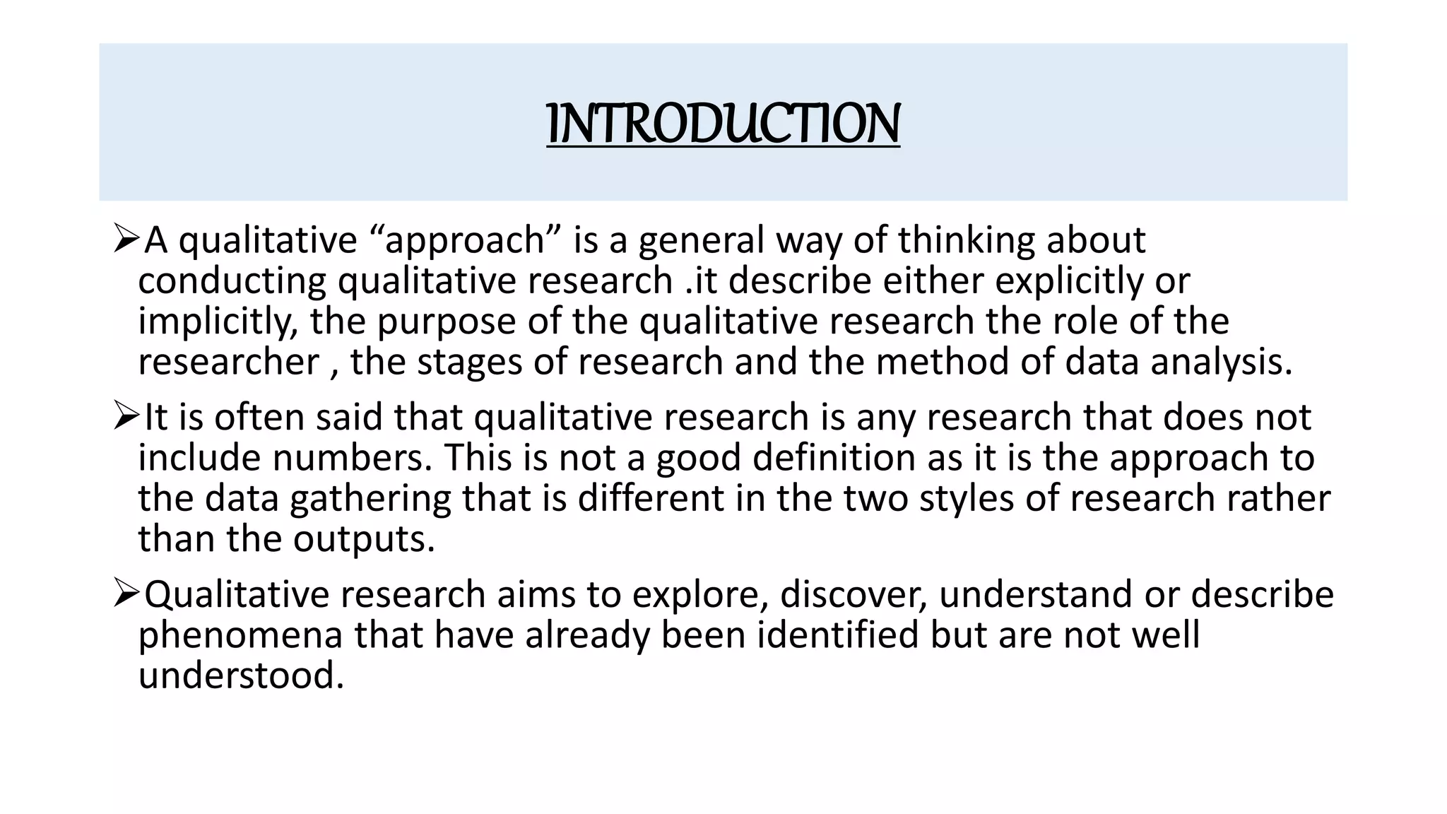 Qualitative research design | PPTX