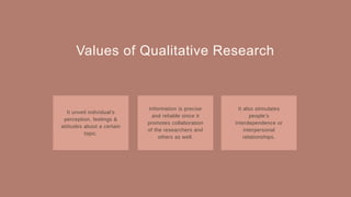 Qualitative Research Designs and Methods | PPTX | Education