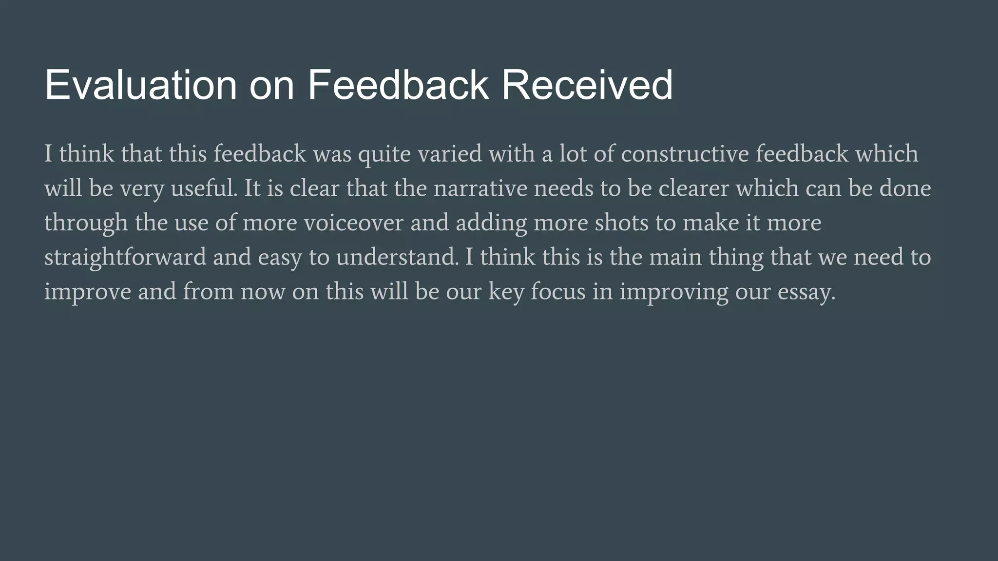Qualitative research feedback | PPTX