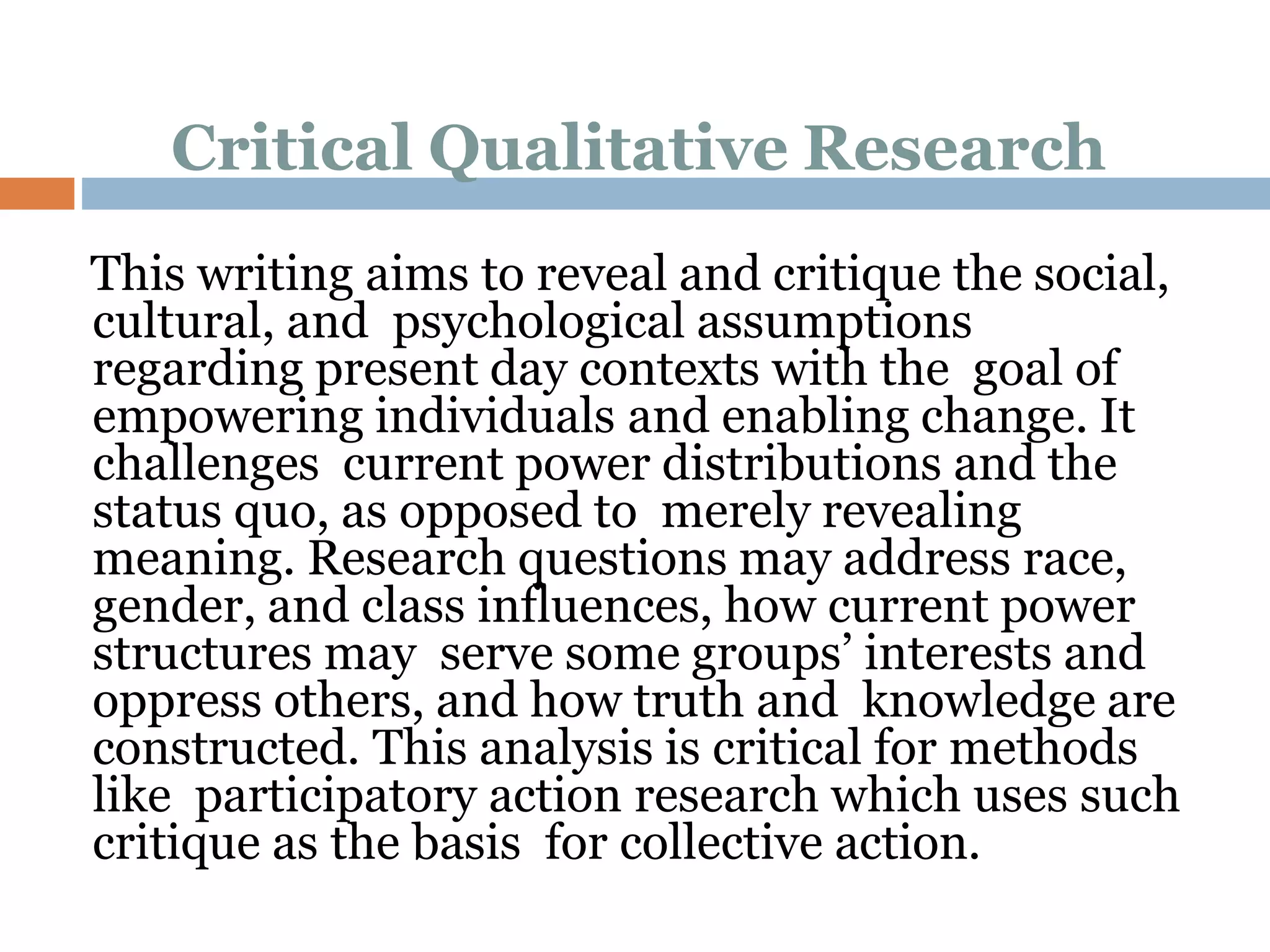 Qualitative research intro | PPTX