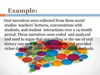 Qualitative research intro | PPTX | Education