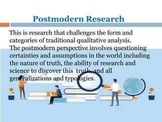 Qualitative research intro | PPTX | Education