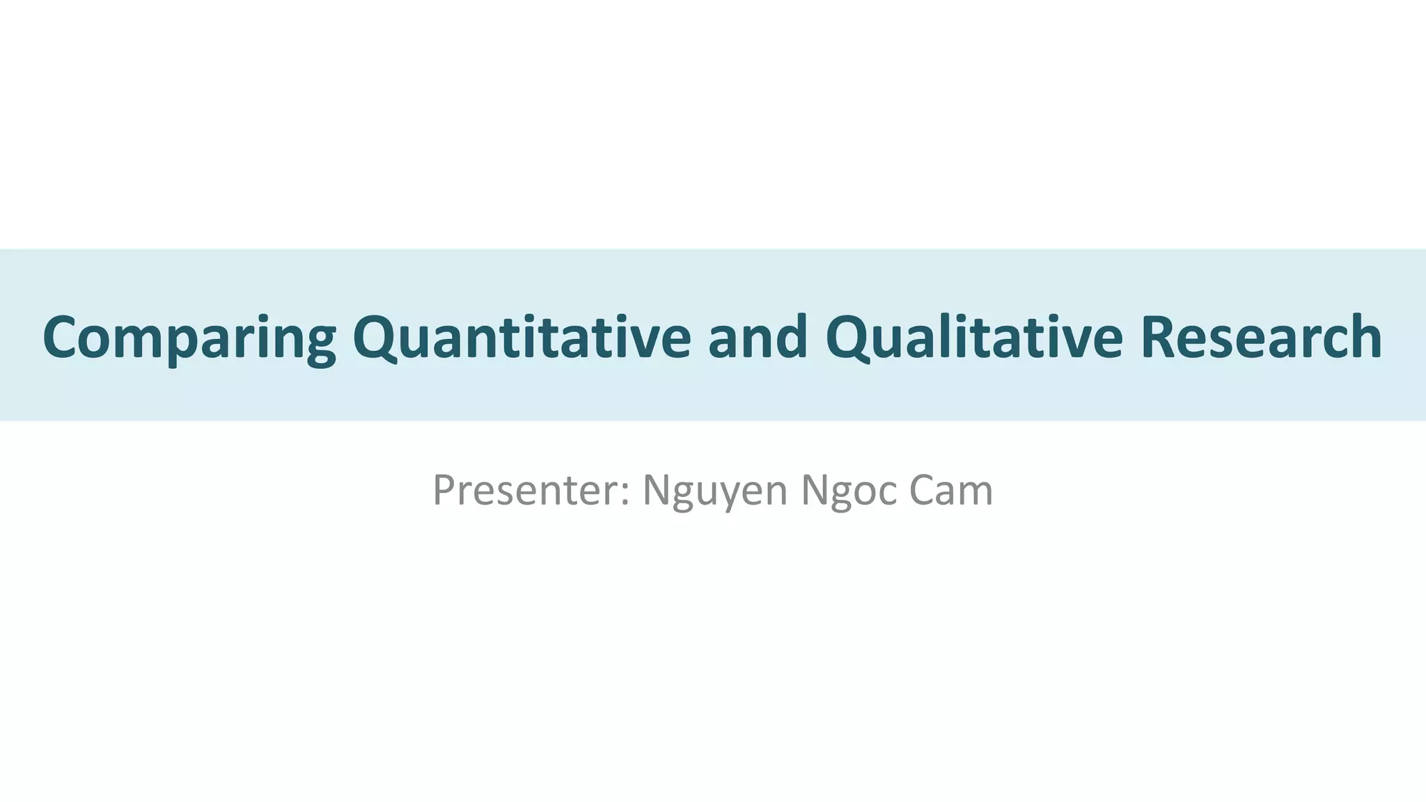 Qualitative research method | PPTX
