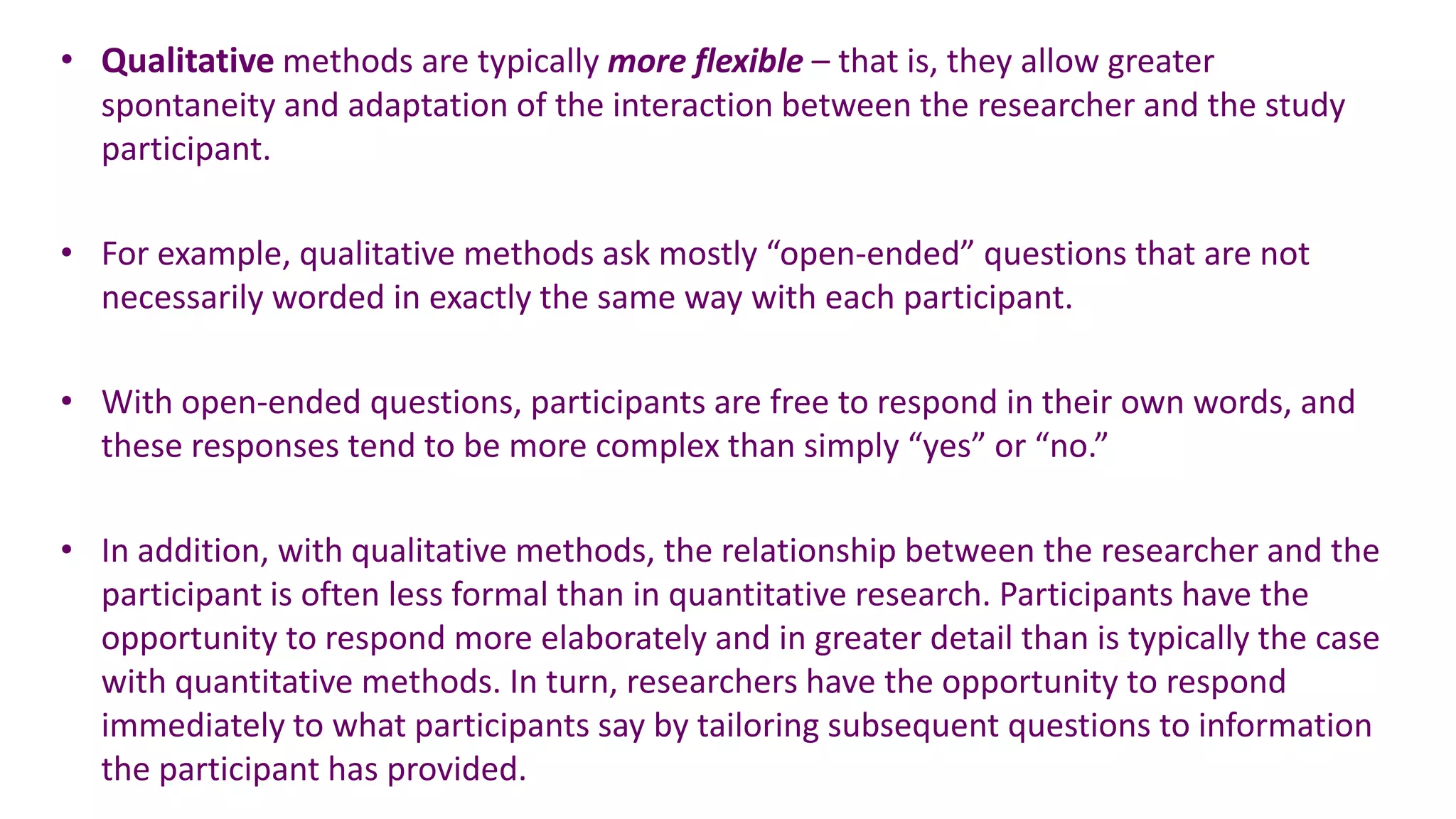 Qualitative research method | PPTX
