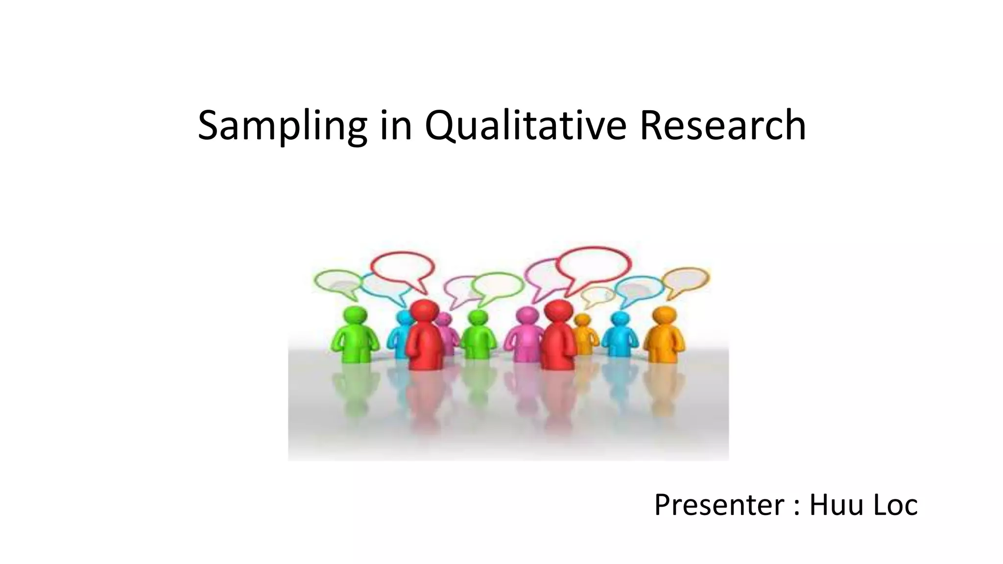 Qualitative research method | PPTX