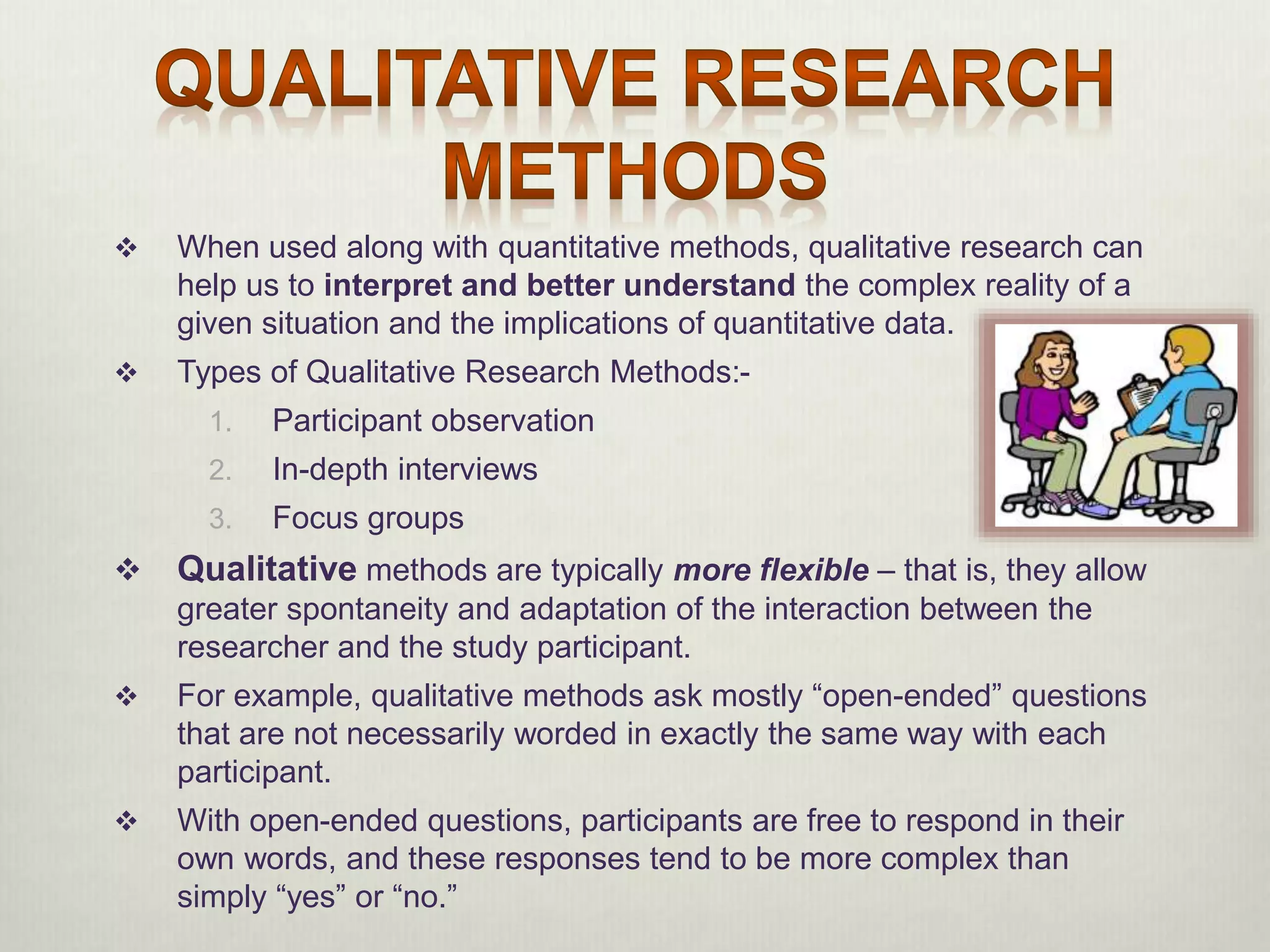 Qualitative Research Method | PPTX
