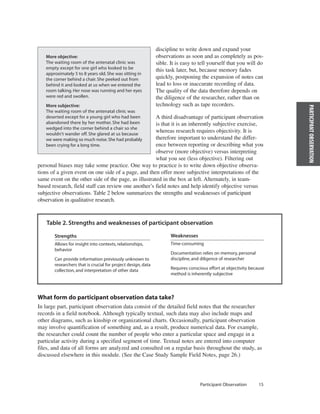 Qualitative research methods - a data collector's field guide | PDF