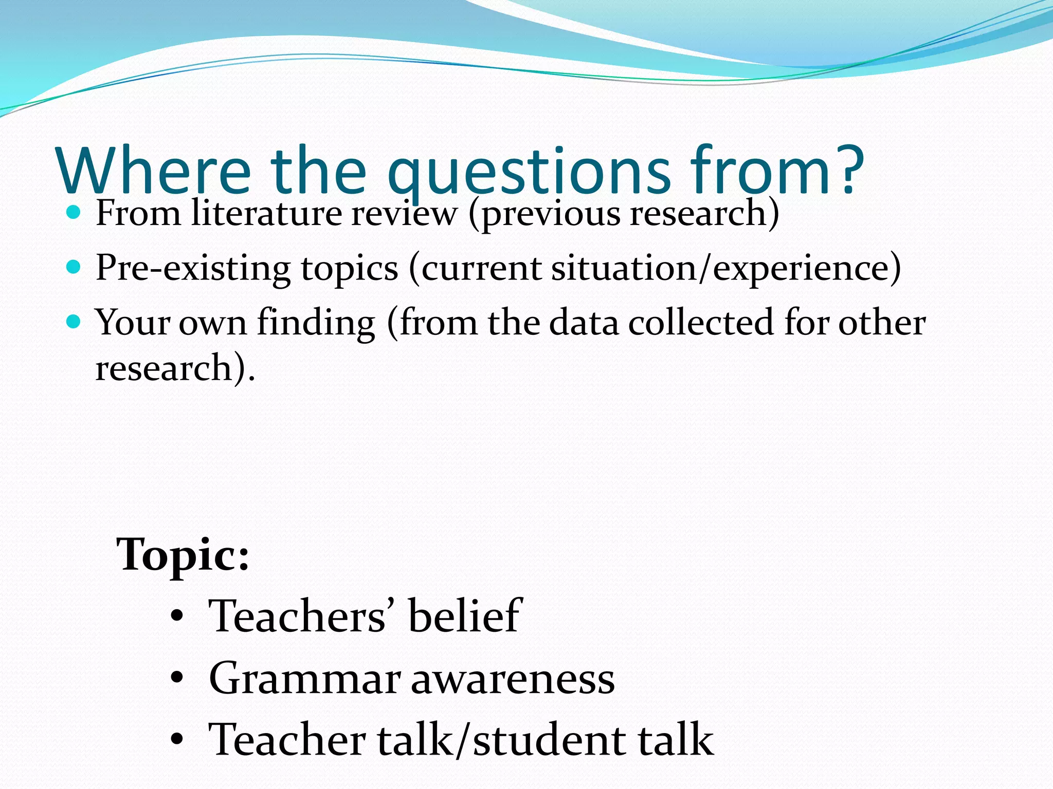 Qualitative research problems | PPTX