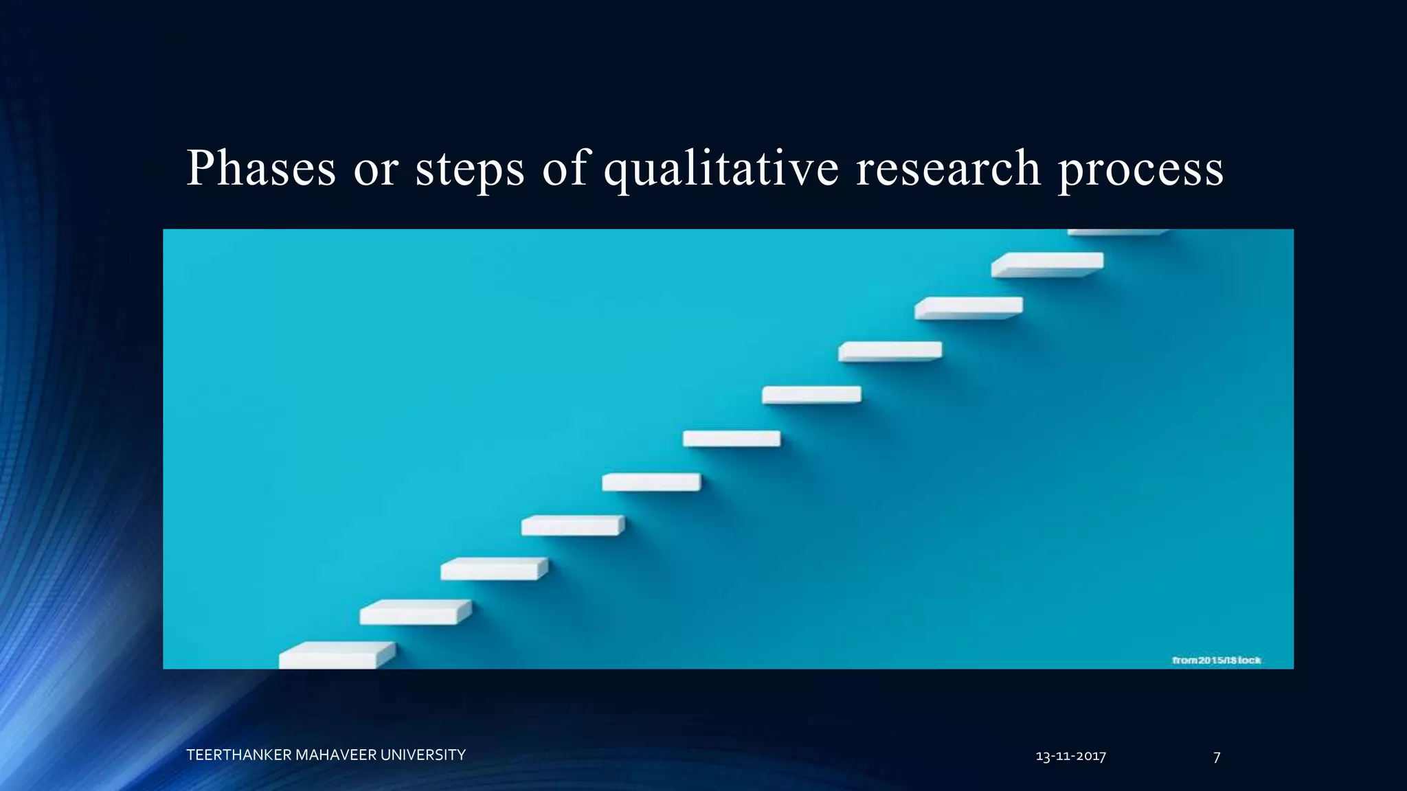 Qualitative research process | PPTX | Educational Assessment | Education