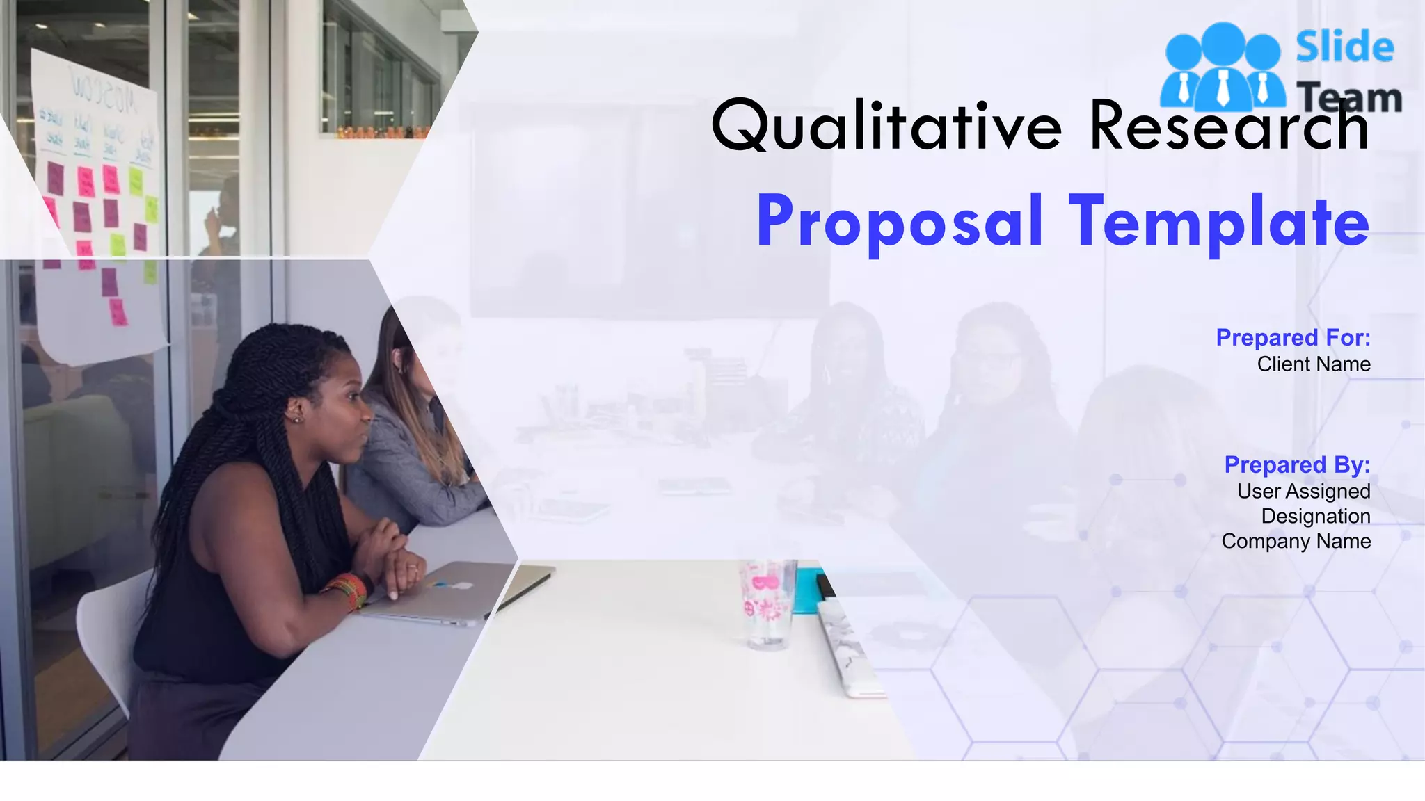 Qualitative Research Proposal Template PowerPoint Presentation Slides | PDF