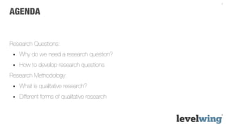 Qualitative Research Questions and Methodology | PDF