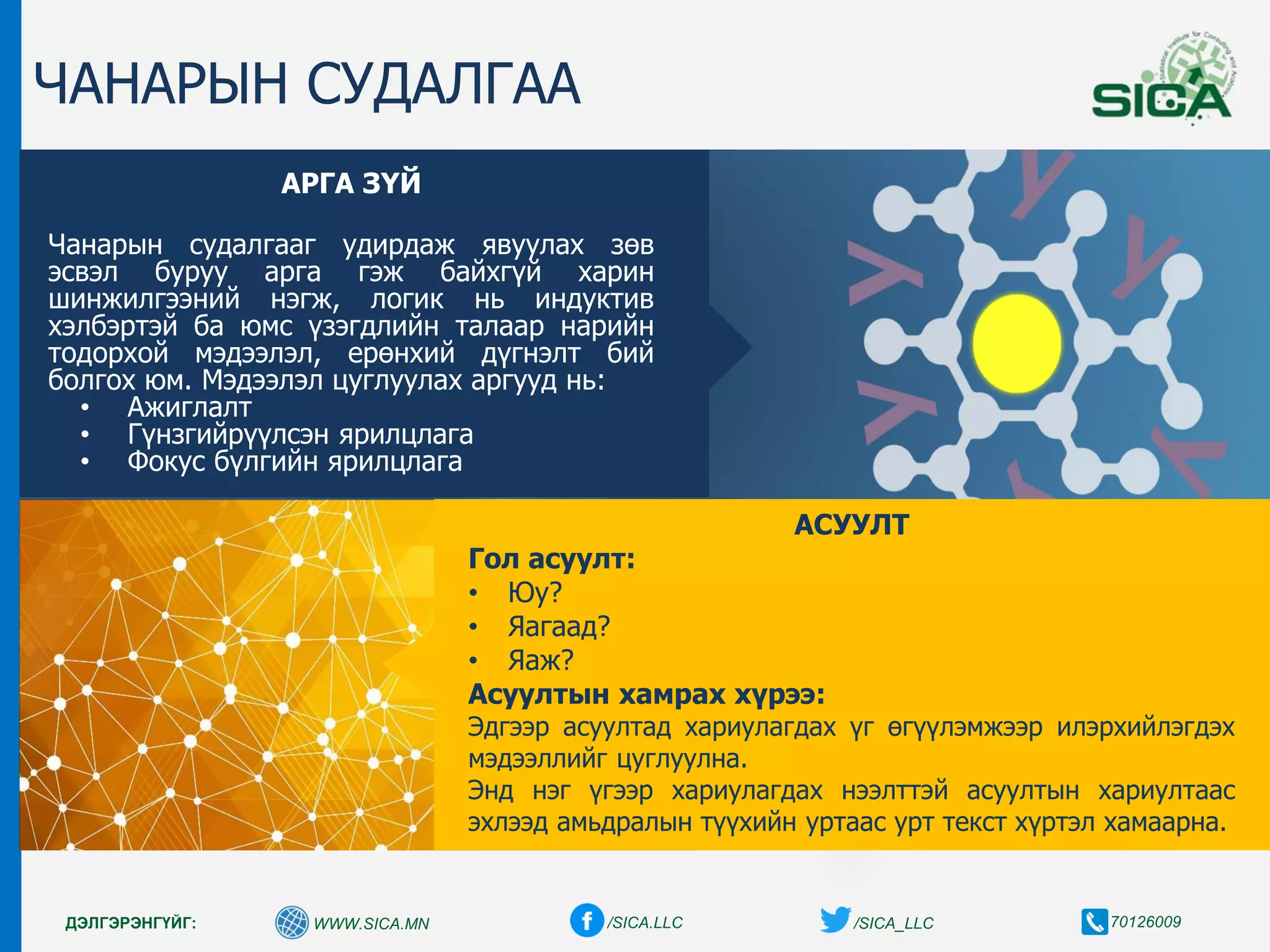 Чанарын судалгаа - SICA llc | PDF