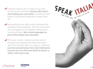 Qualitative research survival kit - Italy | PPT