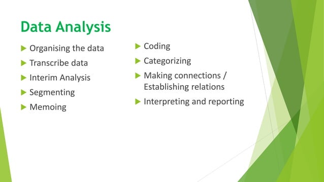 Qualitative research, types, data collection and analysis | PPTX ...