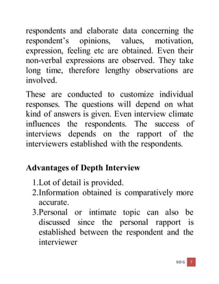 Qualitative techniques | PDF