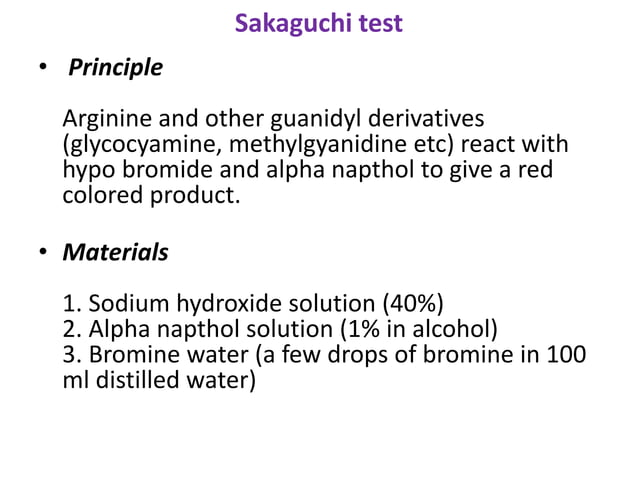 Qualitative test for proteins | PPTX