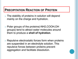 Qualitative test of proteins | PPTX