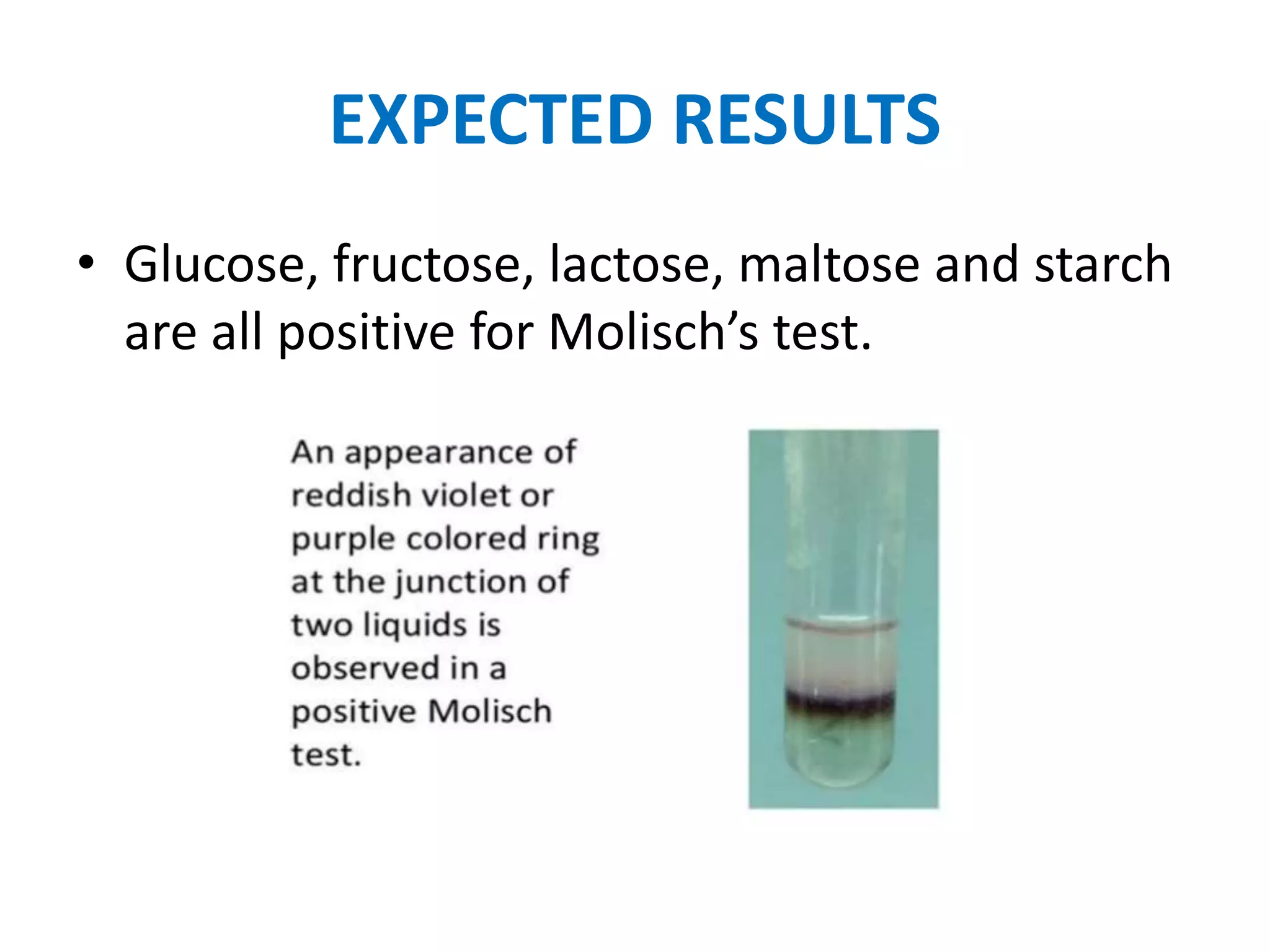 Qualitative Tests To Identify Functional Groups Of Carbohydrates Ppt