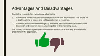 Qualitative tools in Market Research | PPT