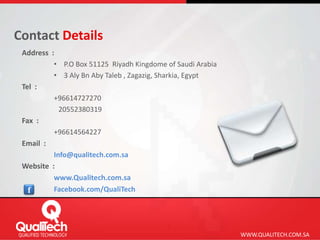 Qualitech egypt presentation | PPSX